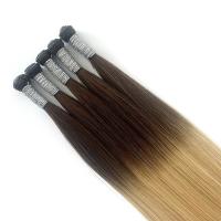 China 100g Remy Human Hair Genius Weft Double Drawn Cuticle Aligned 14-26 Inch for sale