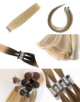 China 100g Double Drawn Genius Weft Hair Extensions 100% Remy Human Hair 14-26 Inch for sale