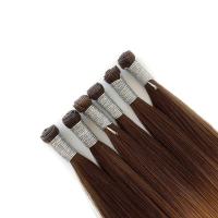 China 100g Double Drawn Genius Weft Hair Extensions 100% Remy Human Hair 14-26 Inch for sale