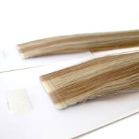 China 20 Inch Russian Remy Slim Tape Hair Extensions Double Drawn Seamless 40g for sale