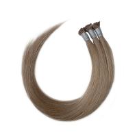 China European 100 Remy Human Hair Handtied Weft Extensions 100g 14-26 Inch Invisible Double Aligned for sale