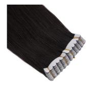 China European Hair Mini Tape in Real Human Hair Extensions Double Drawn Virgin Remy 12-26 Inch for sale