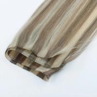 China 100% Virgin Russian Handtied Skin Weft Double Drawn Human Hair Extensions 100g for sale