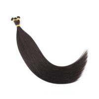 China Grade 12A Double Drawn Hand Tied Wefts 100g Remy Human Hair Extensions 14-26 Inch for sale