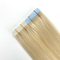 China Remy Human Hair Tape in Extensions Brazilian Cuticle Aligned 12-26 Inch 40-60g for sale