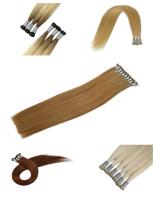 China 100g Hand-Tied Russian Virgin Remy Hair Weft Extensions Tangle-Free 14-26 Inch for sale