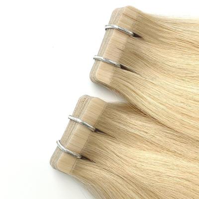 China European Double Drawn Russian Human Hair Tape Hair Extensions 12-26 Inch Remy Hair for sale