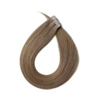 China Double Drawn Virgin Remy Russian Cuticle Balayage Tape Hair Extensions 12-26 Inch for sale