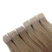 China Double Drawn Virgin Remy Russian Cuticle Balayage Tape Hair Extensions 12-26 Inch for sale