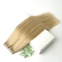 China Real Remy Human Hair Tape in Hair Extensions 12-26 Inch 40-60g Strong PU Tape for sale