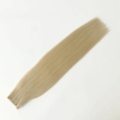 China 100% Remy Human Hair Seamless PU Skin Weft 14-26 Inch Double Drawn Hair Extensions for sale