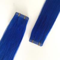 China Reusable 20 Inch Human Hair Tape in Extensions Cuticle Aligned Raw Virgin Hair 40g for sale