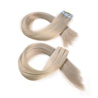 China Reusable 20 Inch Human Hair Tape in Extensions Cuticle Aligned Raw Virgin Hair 40g for sale
