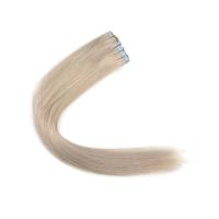 China Reusable 20 Inch Human Hair Tape in Extensions Cuticle Aligned Raw Virgin Hair 40g for sale