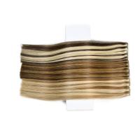 China Double Drawn Tape Hair Extensions 100% Remy Human Hair 50g per Pack 12-26 Inch for sale