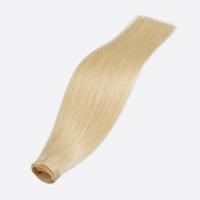China 100g Double Drawn PU Skin Hair Weft Straight 100 Remy Human Hair 14-26 Inch for sale