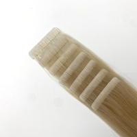 China Invisible PU Tape Hair Extensions 100% Remy Human Hair 12-26 Inch 37 Colors for sale