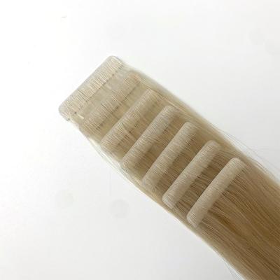 China Invisible PU Tape Hair Extensions 100% Remy Human Hair 12-26 Inch 37 Colors for sale