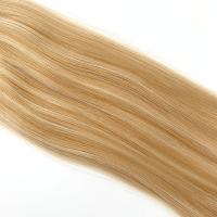 China 100g Remy Human Hair PU Skin Weft Straight Hand Tied Mini Flat Weft for Salon 14-26 Inch for sale