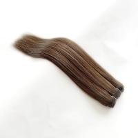 China European Double Drawn Hair Weft 100g Remy Human Hair Machine Weft for Extensions for sale