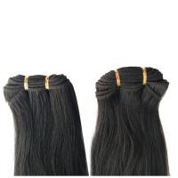 China 100g Remy Human Hair Machine Weft 100 Unprocessed Raw Indian Hair Cuticle Aligned 14-26 Inch for sale