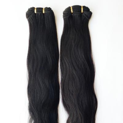 China Virgin Indian Remy Hair Weft Natural Black 100g Machine Weft 14-26 Inch for sale
