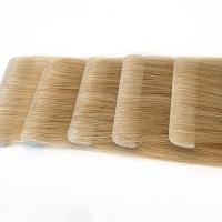 China 100% Remy Human Hair Invisible Tape Hair Extensions 4cm x 0.8cm 12-26 Inch Euro Standard for sale
