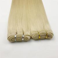 China Double Drawn Russian Remy Hair Weft Straight Extensions 100g 14-26 Inch No Shedding for sale
