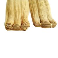 China Double Drawn Russian Remy Hair Weft Straight Extensions 100g 14-26 Inch No Shedding for sale