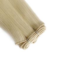China Double Drawn Russian Remy Hair Weft Straight Extensions 100g 14-26 Inch No Shedding for sale