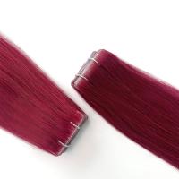 China European Double Drawn Russian Human Hair Tape Hair Extension Thick End Invisible 7.5x70cm 40g for sale