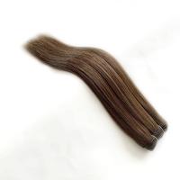 China Remy Human Hair Straight Weft Extensions 100g Brazilian Hair Dyed Color 14-26 Inch for sale