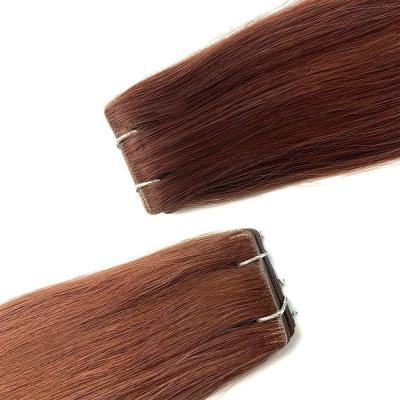 China 100% Remy Human Hair Invisible Tape Hair Extensions 4cm x 0.8cm 40g per Pack for sale