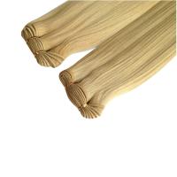 China 613 Blonde 22 24 Inch Brazilian Remy Human Hair Weft Machine Made 100g per Bundle for sale