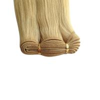 China 613 Blonde 22 24 Inch Brazilian Remy Human Hair Weft Machine Made 100g per Bundle for sale