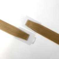 China Invisible Tape Hair Extensions 100% Remy Human Hair Seamless PU Skin Weft 4cm x 0.8cm 12-26 inch for sale
