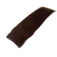 China 100% Peruvian Remy Human Hair PU Skin Weft Extensions 14-26 Inch Straight for sale