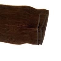 China 100% Peruvian Remy Human Hair PU Skin Weft Extensions 14-26 Inch Straight for sale
