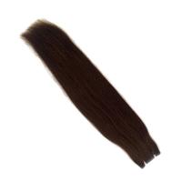 China 100% Peruvian Remy Human Hair PU Skin Weft Extensions 14-26 Inch Straight for sale