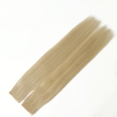China Remy Human Hair PU Skin Weft Double Drawn Extensions 100g Small Hole Seamless Tape for sale