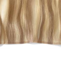 China 100% Remy Human Hair PU Skin Weft Extensions Double Drawn 14-26 Inch 100g per Bundle for sale
