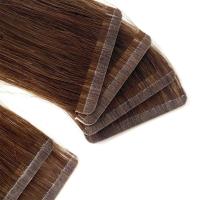 China Seamless Virgin Hair Tape in Extensions Customized Request Customization 18 Months Life for sale