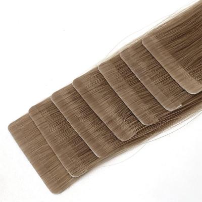 China Seamless Double Drawn Tape Hair Extensions 100% Remy Human Hair 40g-60g Pack 12-30 Inch for sale