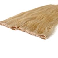 China Russian Double Drawn Human Hair PU Skin Weft Extensions Straight Style Customization for sale
