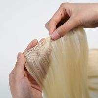 China Double Drawn Blonde Genius Weft Human Hair Extensions No Tangle 30-Day Return Refunds for sale