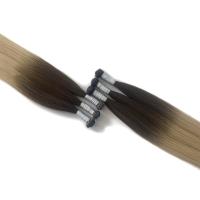 China 100% Remy Human Hair Machine Weft Extensions 14-26 Inch 100g Seamless Virgin Cuticle Smart Weft for sale