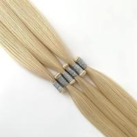 China 100g 100% Remy Human Hair Genius Weft Extensions 12A Grade 14-26 Inch Straight for sale