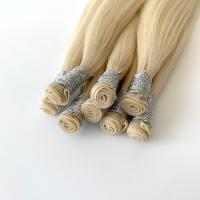 China 100g 100% Remy Human Hair Genius Weft Extensions 12A Grade 14-26 Inch Straight for sale