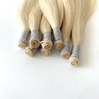 China 100g 100% Remy Human Hair Genius Weft Extensions 12A Grade 14-26 Inch Straight for sale
