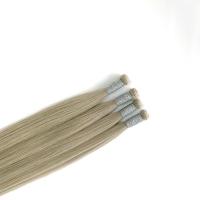 China 100% Remy Human Hair Double Drawn Genius Weft Extensions 100g 14-26 Inch Straight for sale